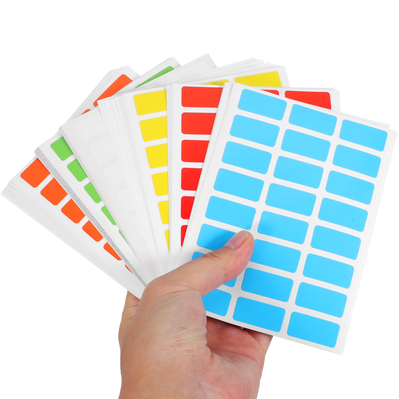 MLINS 6 Packs Display Case Colorful Sticker Labels Student - Walmart.com