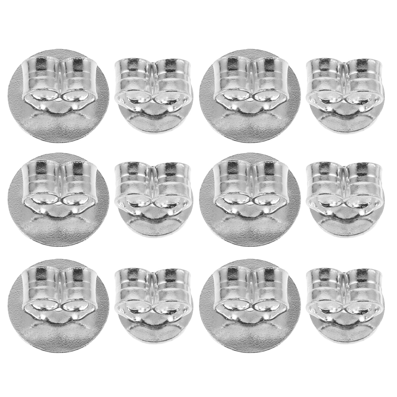 MLINS 6 Pairs Sterling Silver Earring Backs for Women AntiSlip Secure ...
