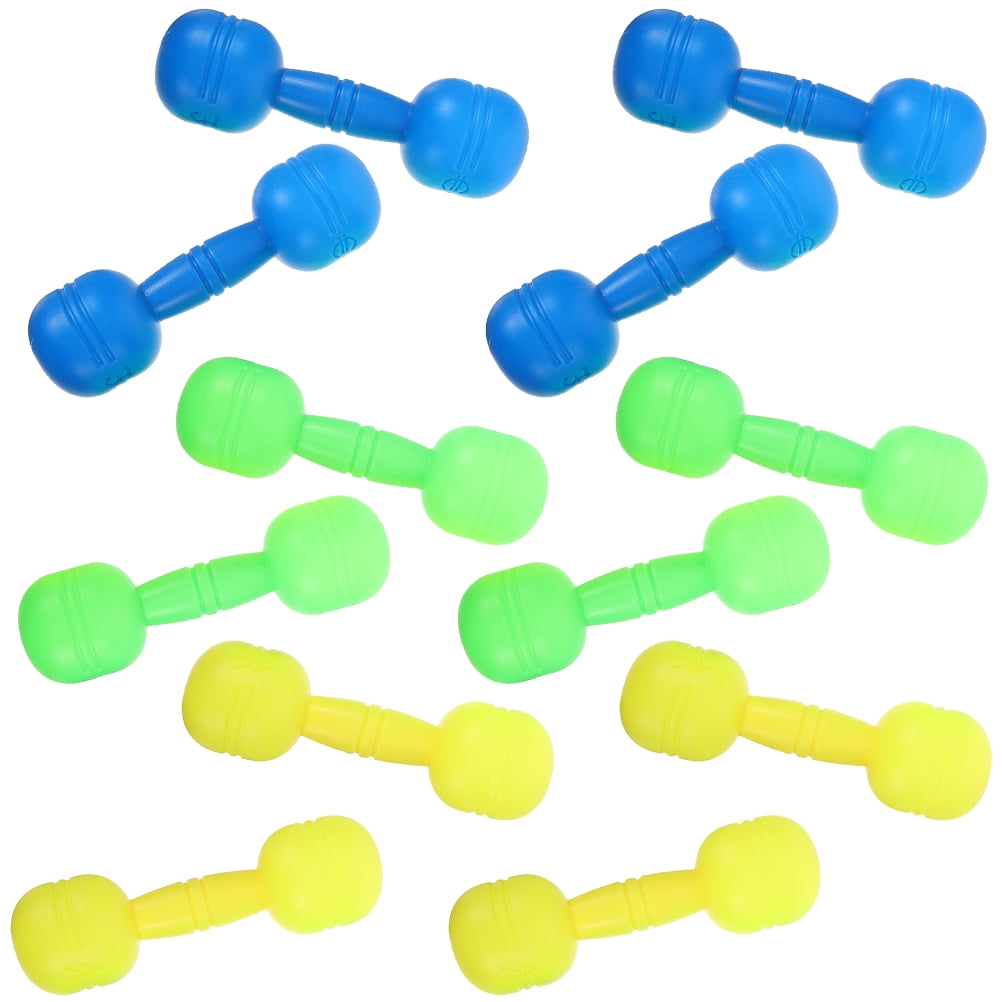 MLINS 6 Pairs Dumbbell Kindergarten Morning Exercises Toys Toddlers ...