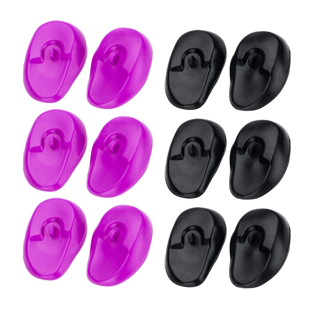 MLINS 6 Pairs Earring Plugs for Concerts Hair Color Protection ...