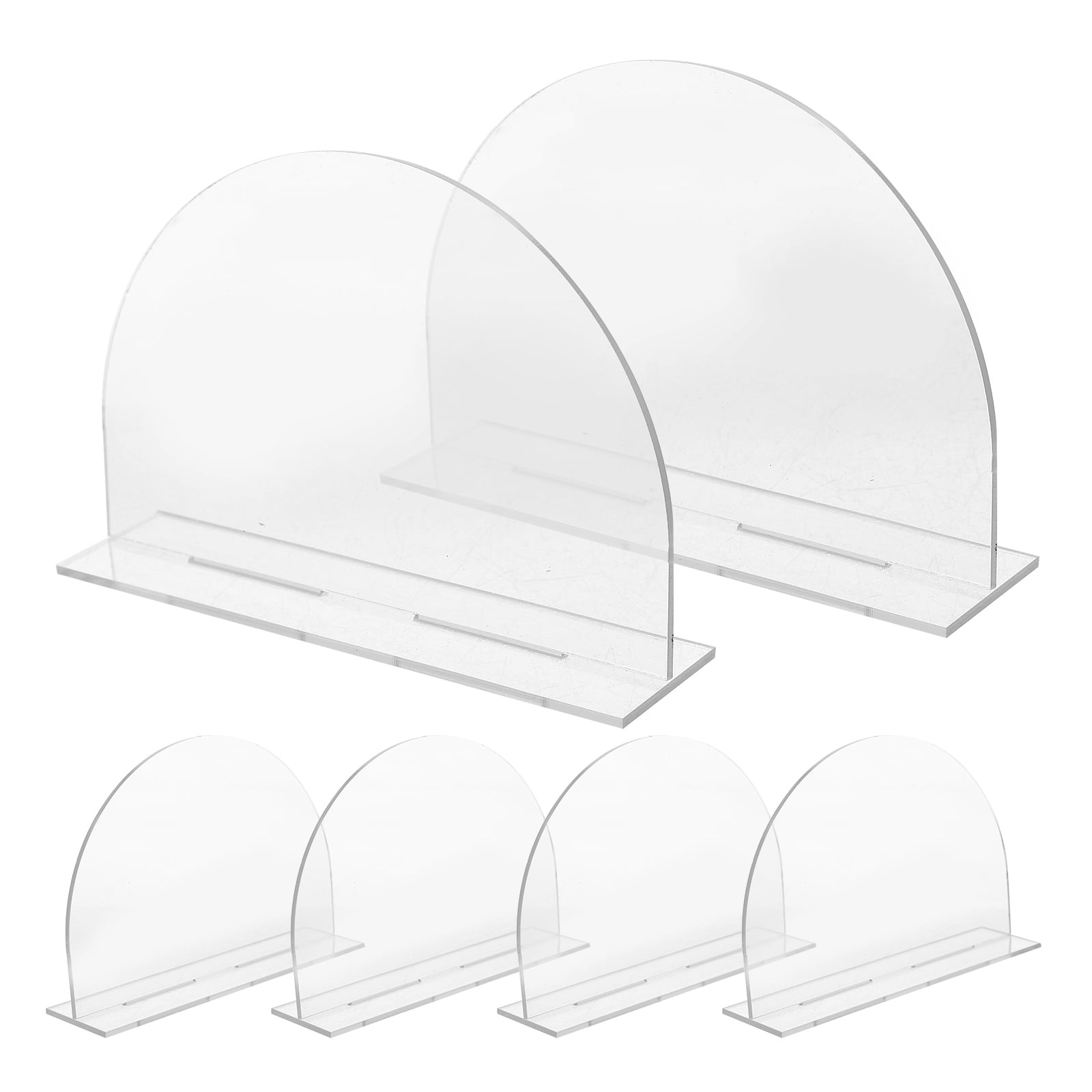 MLINS 6 Pcs Acrylic Table Place Sign Tables Poster Digital Signage ...