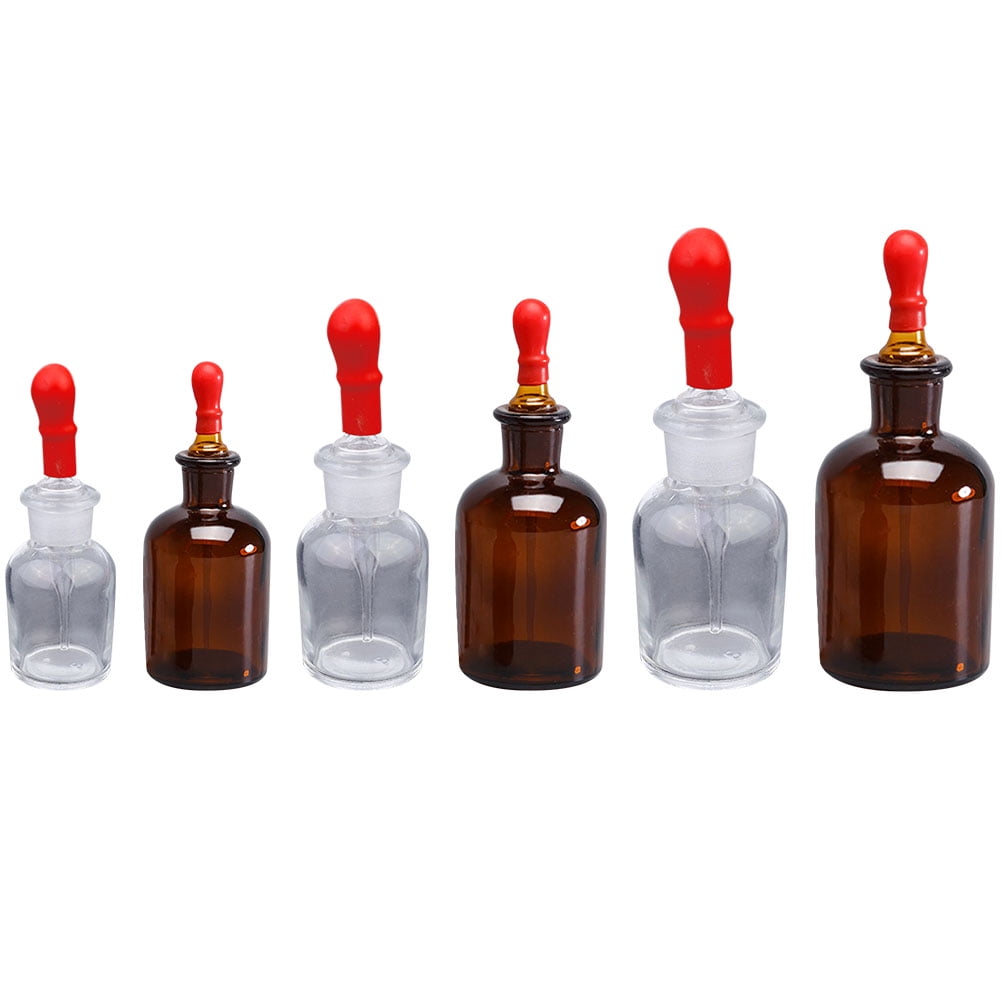 MLINS 6 Pcs Bottles Glue Head Drop Bottle Dropper Bottle 11.5X4cm ...