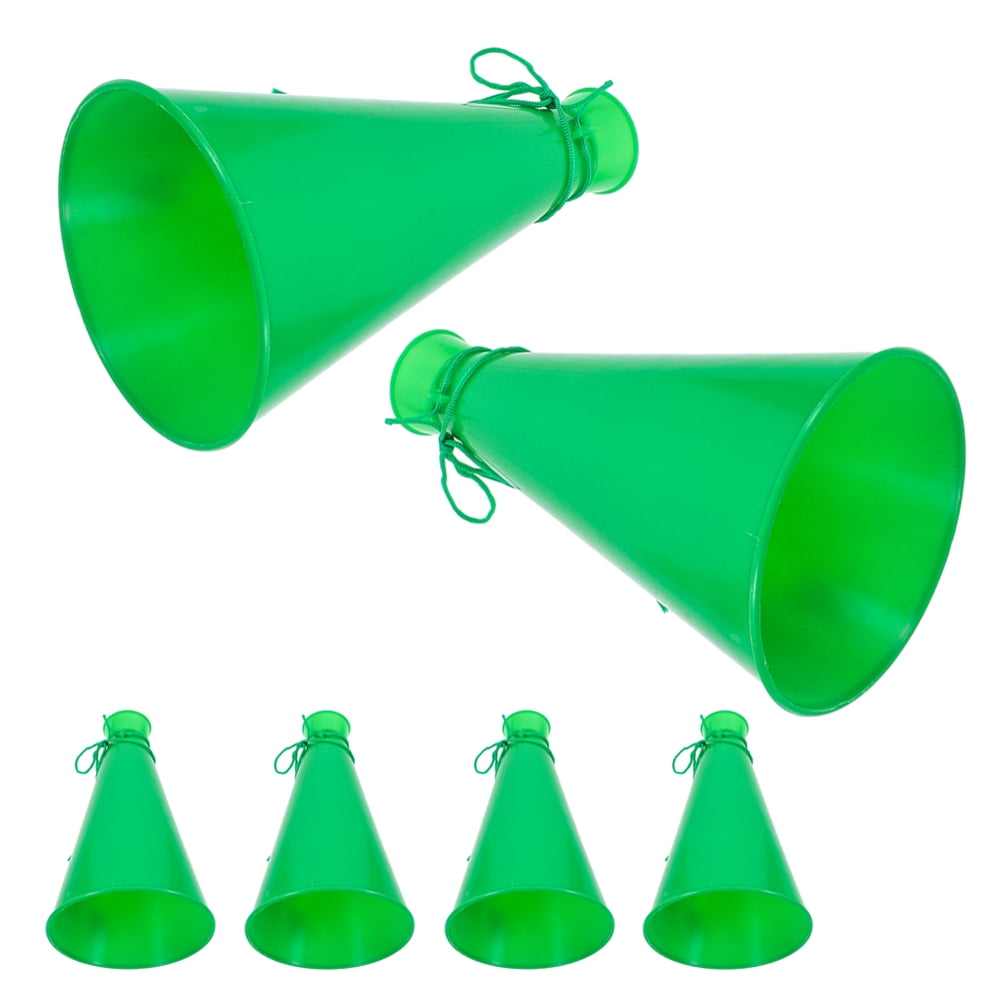 MLINS 6 Pcs Cheering Horn Football Megaphone Cheerleading Child Green ...
