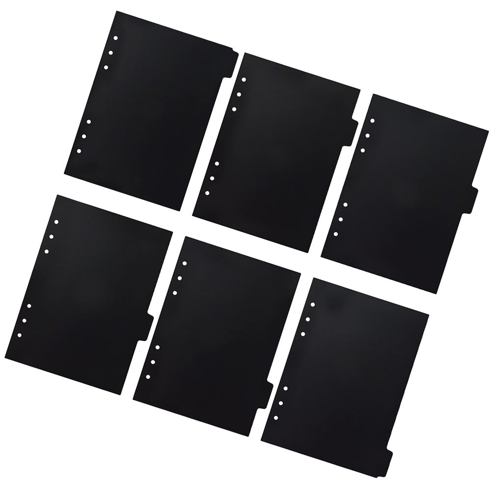 MLINS 6 Pcs Colored Page Markers Notebook Tab Dividers Classification ...