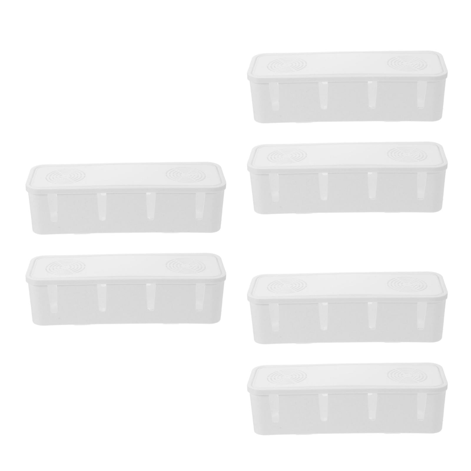 MLINS 6 Pcs Creative Power Cord Storage Strip Data Headset Finishing ...