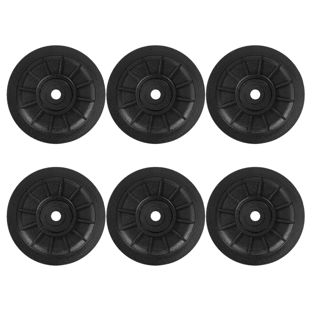 MLINS 6 Pcs Exercise Handles for Cable Machine Plastic Pulley Fitness ...