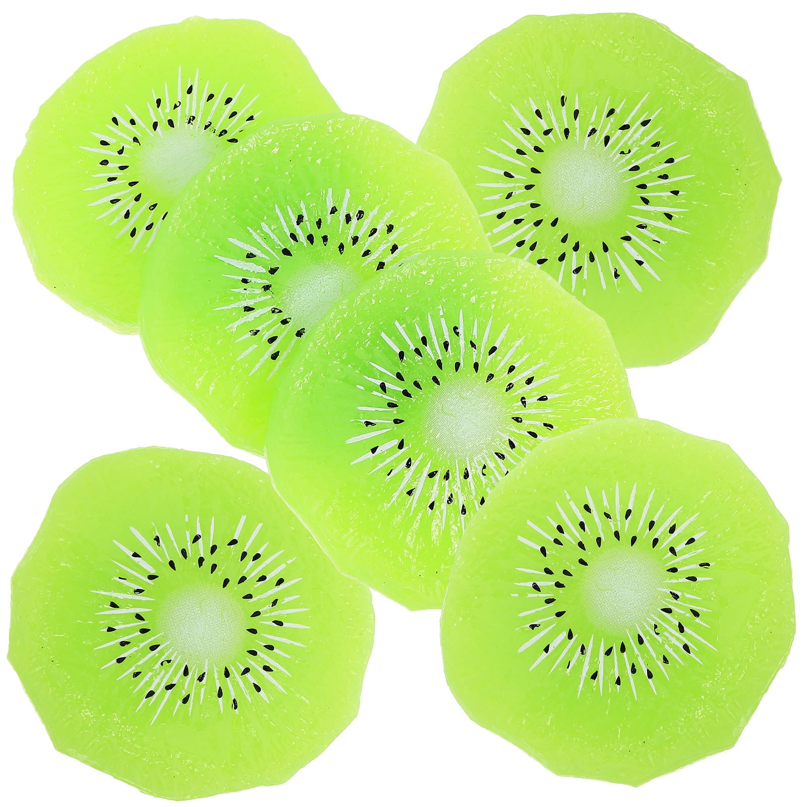 MLINS 6 Pcs Fake Slice Model Kiwi Fruit Shop Display Prop - Walmart.com