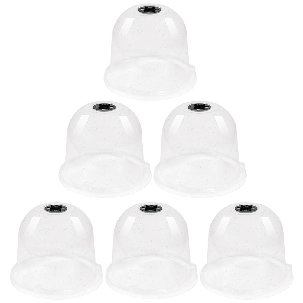 MLINS 6 Pcs Garden Cloche Humidity Dome Build Hoop Greenhouse Windbreak ...