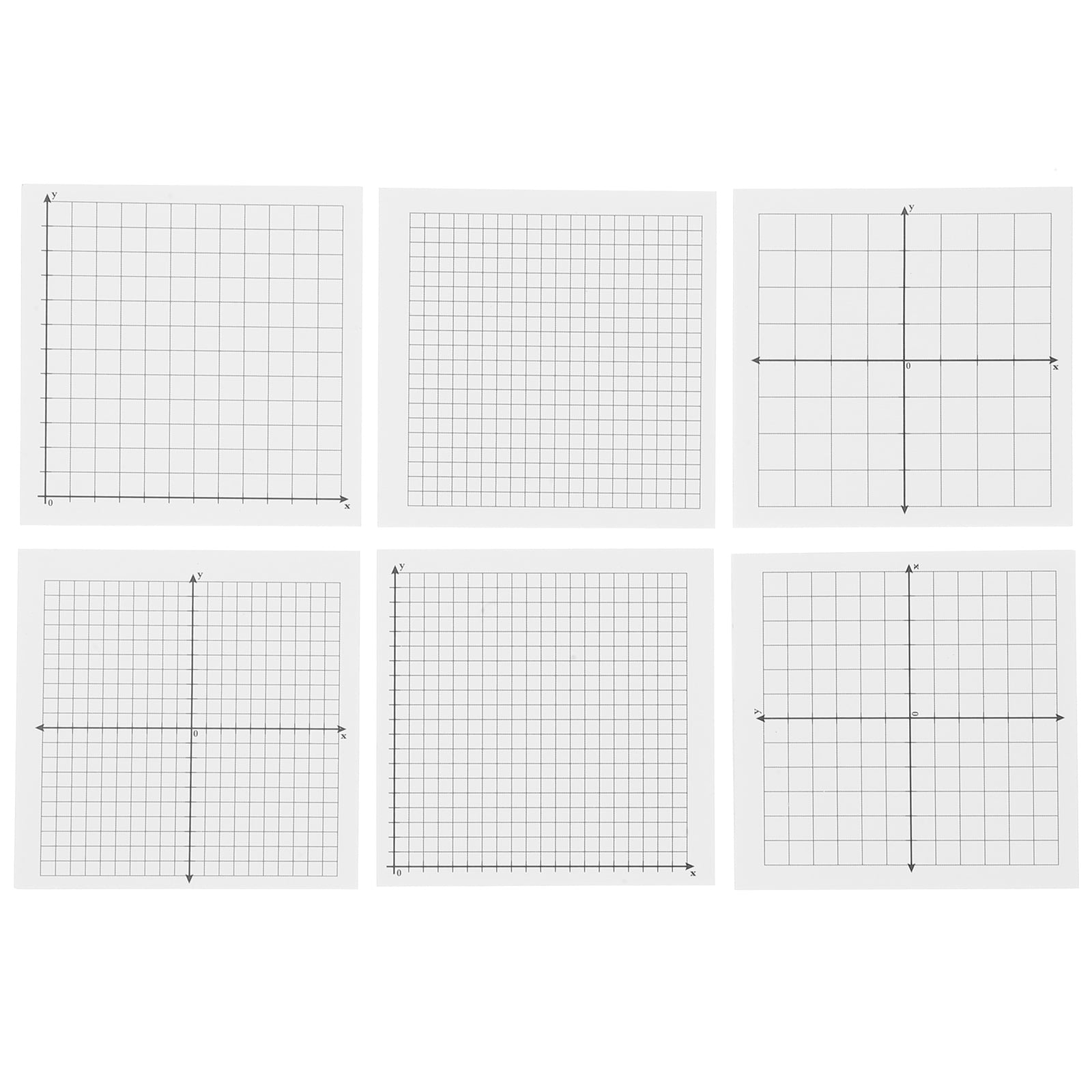 MLINS 6 Pcs Graph Paper Graph Math Graph Paper Graphing Grid Grid ...