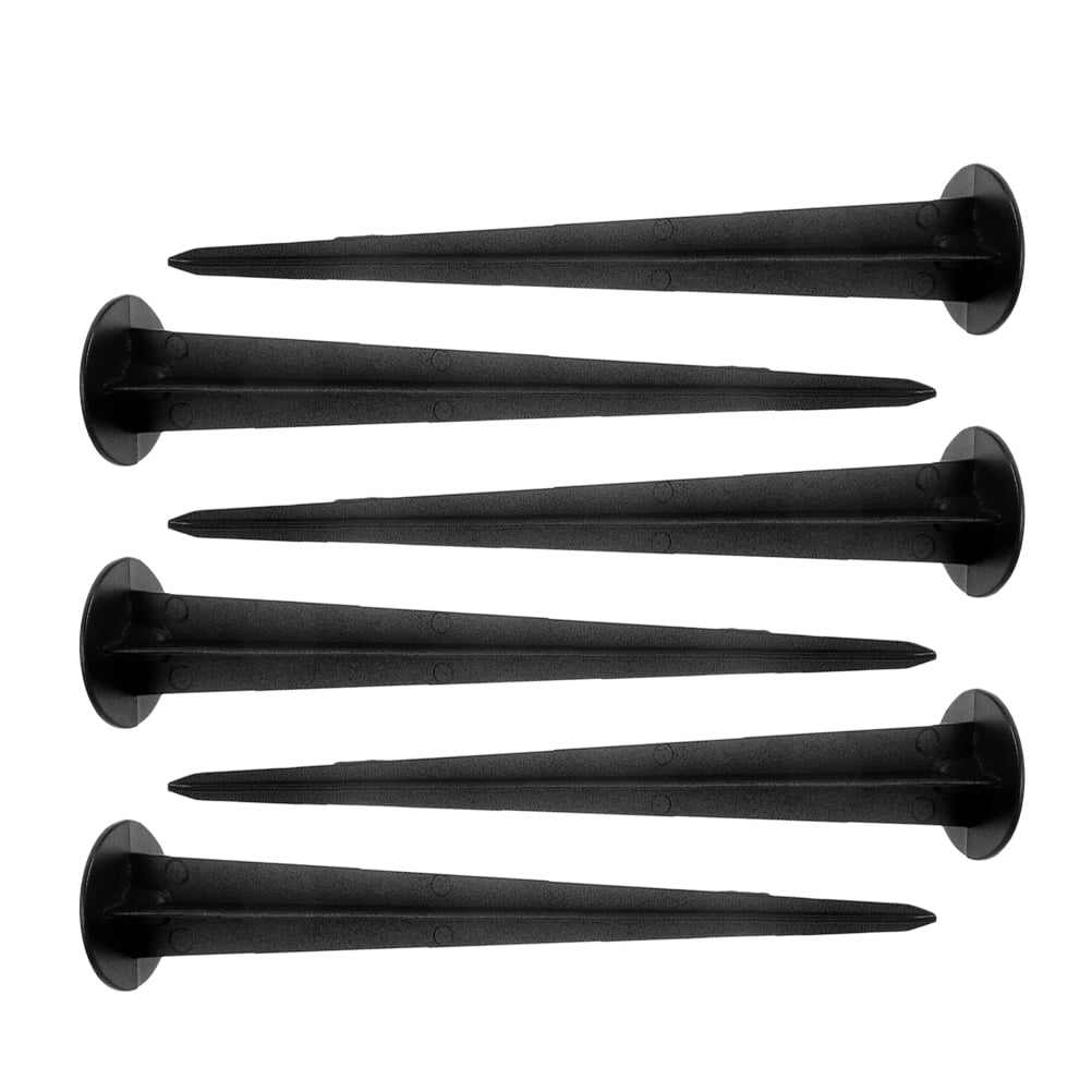 MLINS Black Aluminum Ground Stakes for Solar Lights Path Yard Light ...