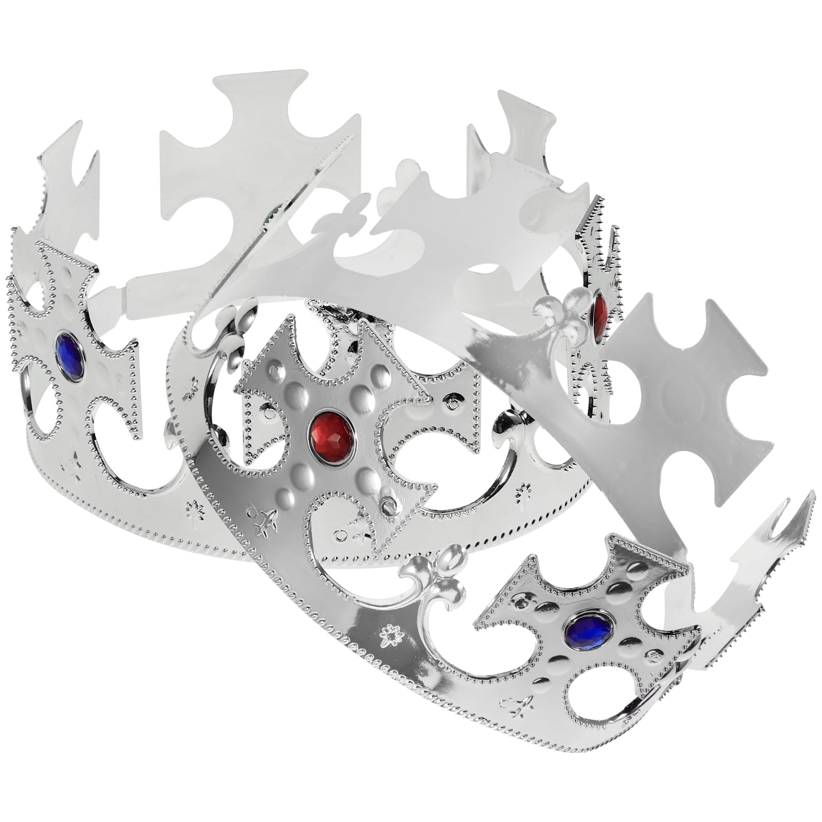 MLINS 6 Pcs Halloween Party Crown Plastic Plating Queen Crown Antique ...