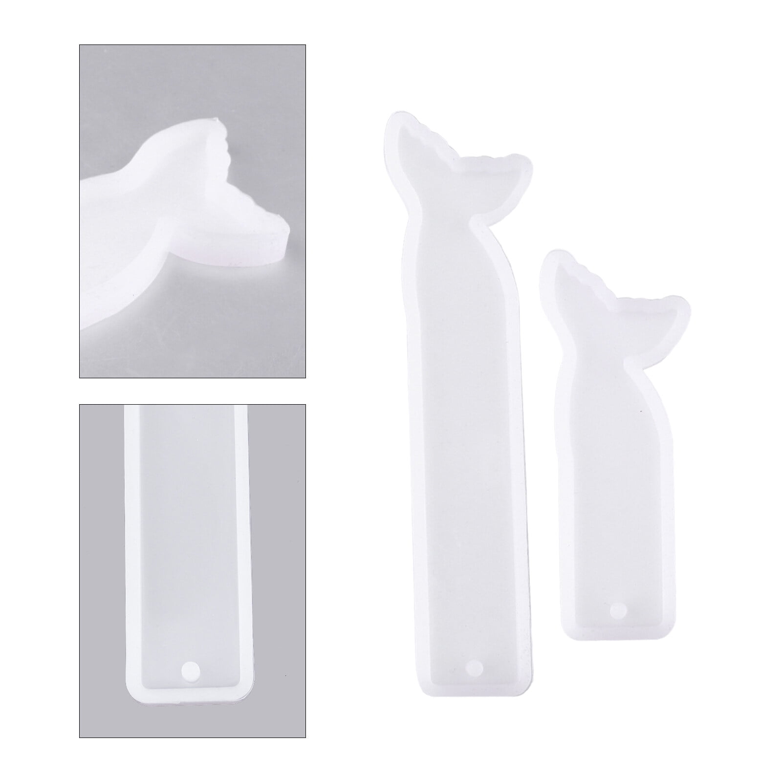 MLINS 6 Pcs Hand Fishtail Bookmark Mold Mirror Mold 14.5X3X0.5CM ...