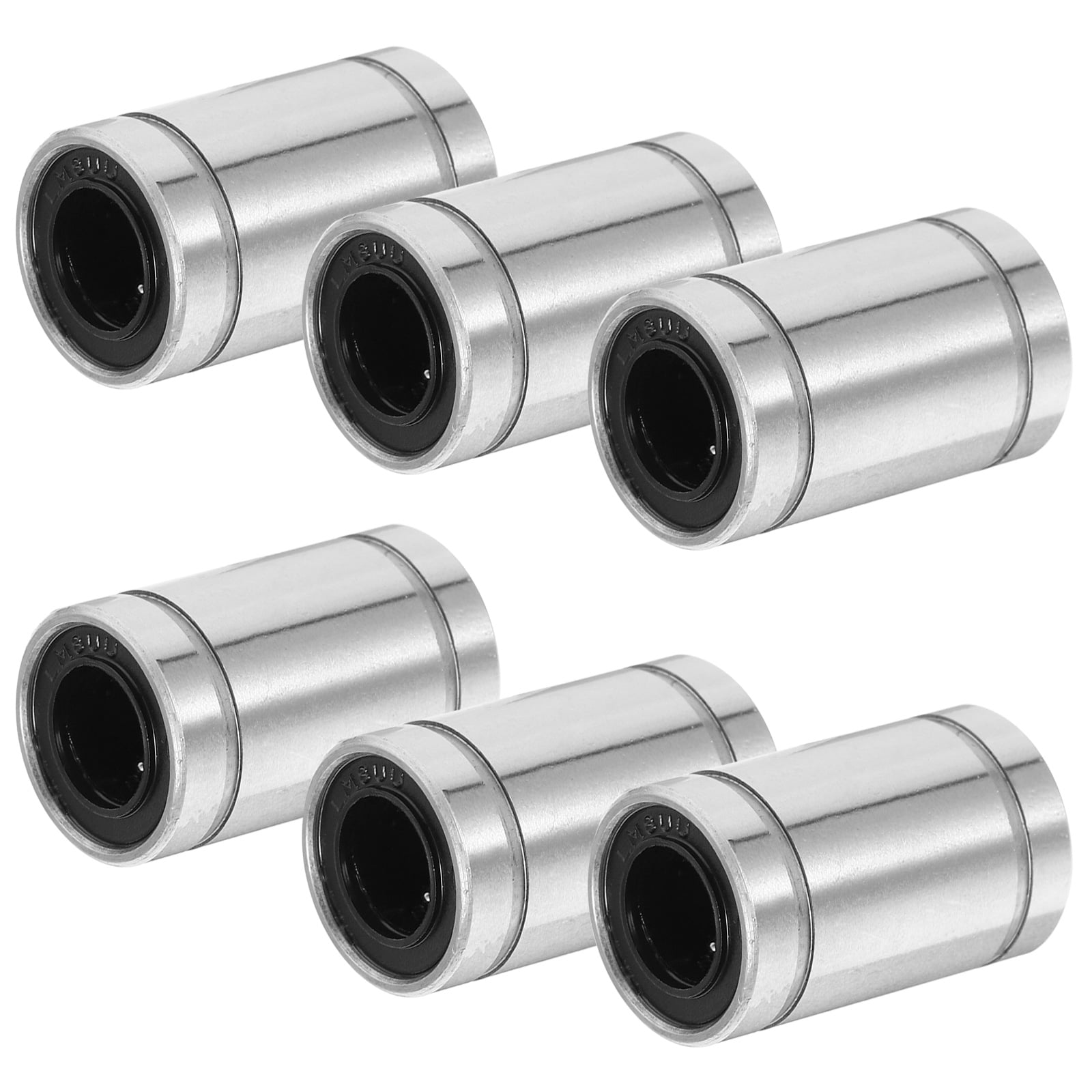 MLINS 6 Pcs Linear Bearings 3D Printer Accessory Motion Silver ...