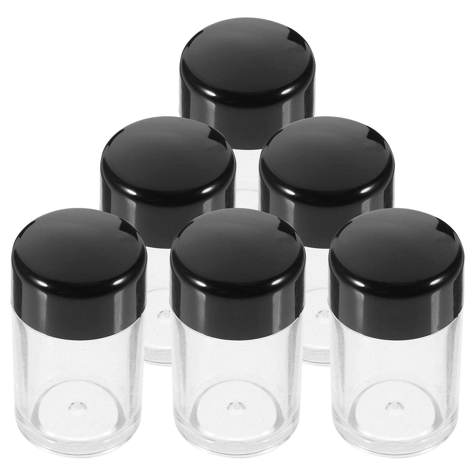 MLINS 6 Pcs Makeup Powder Container Refillable Boxes Tins Dusting with ...