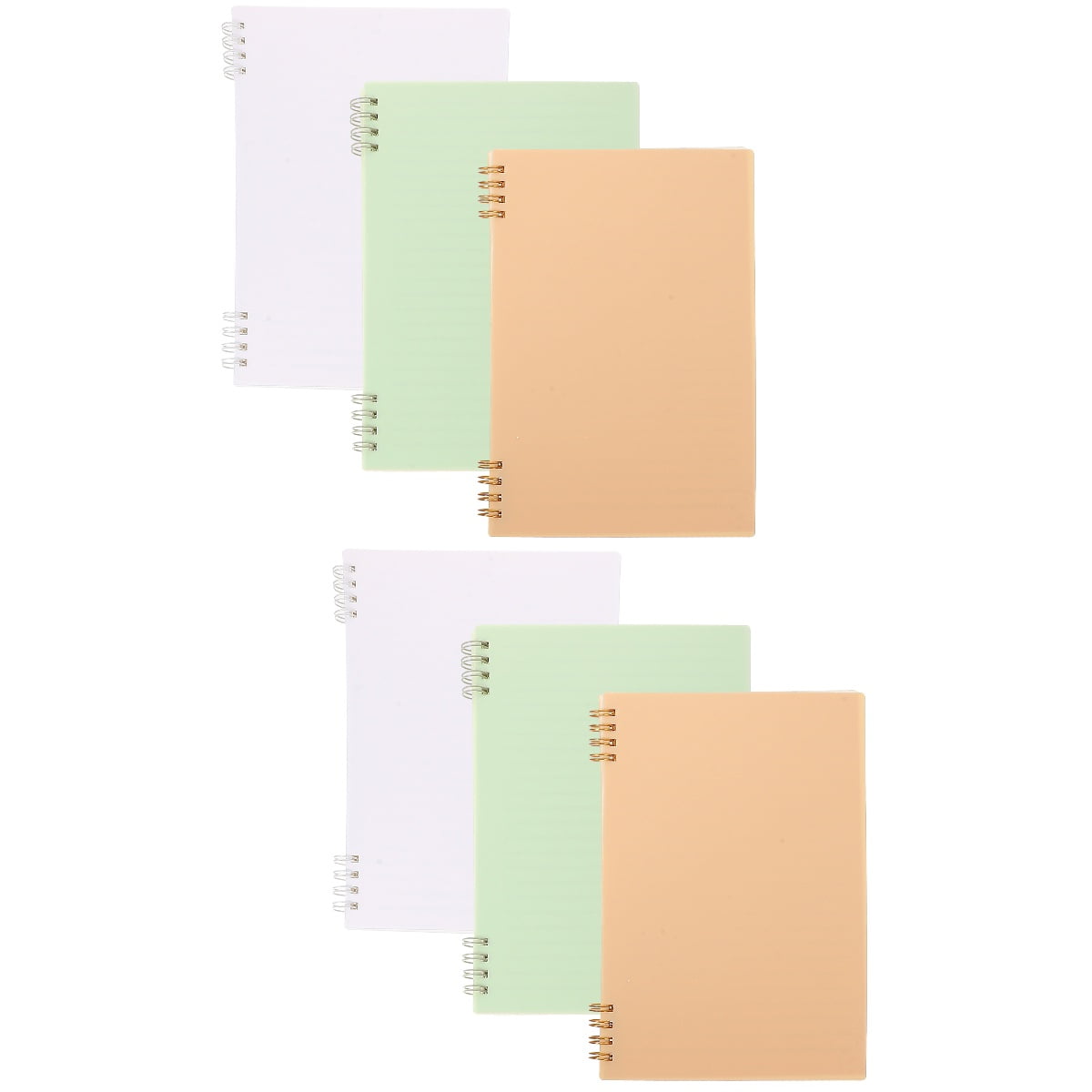 MLINS 6 Pcs Office Notebooks Journal Notebook Spiral Note Book Academic ...