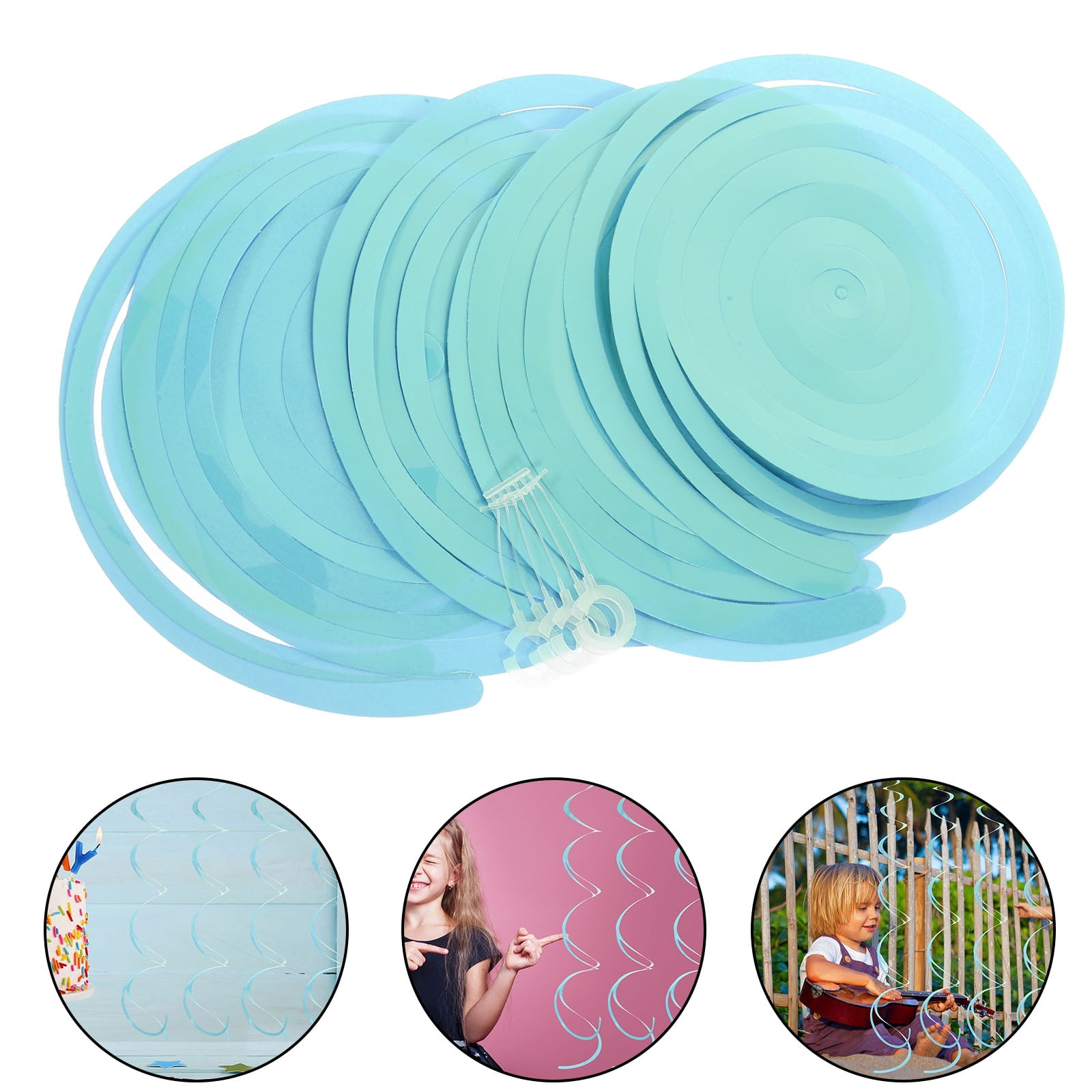 MLINS 6 Pcs Party Decorations Spiral Ornaments Baby 70.00X14.50X14.50CM ...