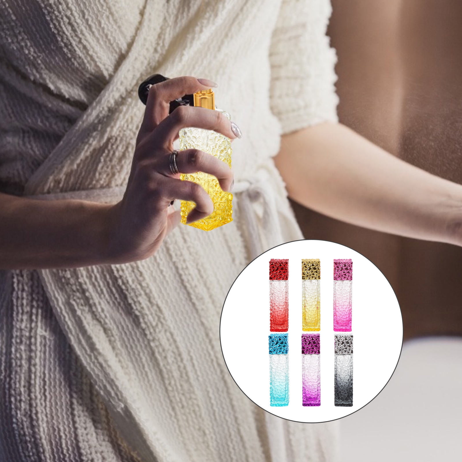 MLINS 6 Pcs Perfume Bottle Spray Atomizer Refillable Cologne Sprayer ...