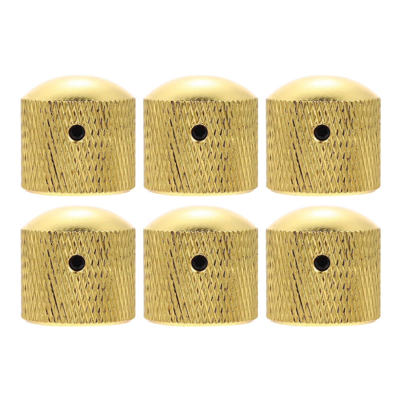 MLINS 6 Pcs Potentiometer Cap Hand Volume Tone Control Knob Golden ...