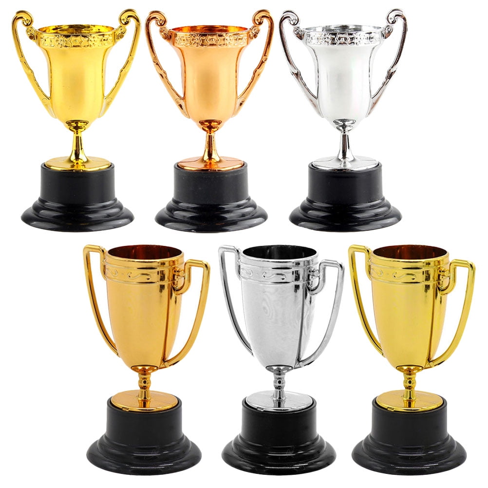 MLINS 6 Pcs Return Kids Birthday Toys Decorations Trophy Assorted Color ...