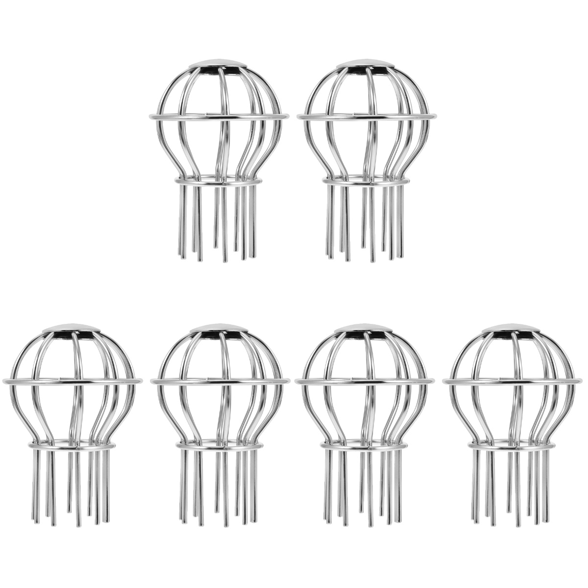 MLINS 6 Pcs Roof Gutter Guards Stainless Leaf Filter Gutter Strainers ...