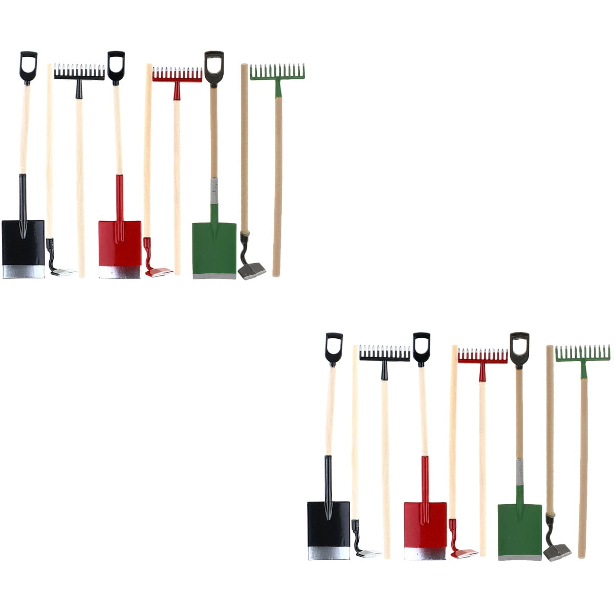 MLINS 6 Sets Miniature Garden Farming Tools Miniature House Decor ...