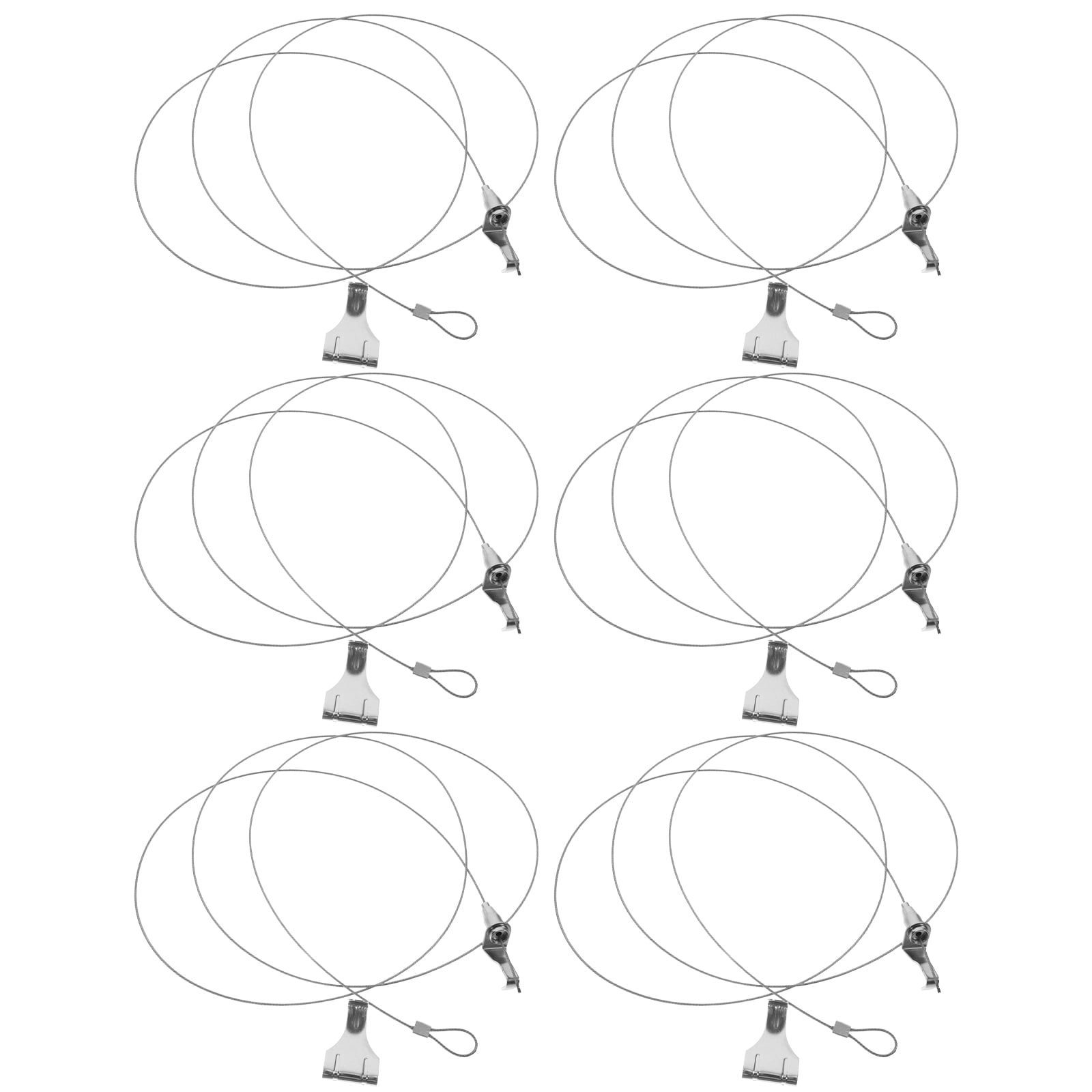 MLINS 6 Sets Picture Hanging Wire Kit Hooks Display Canvas Hangers for ...