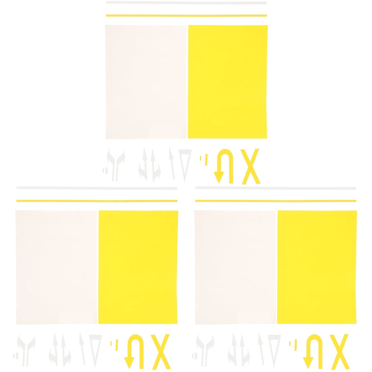 MLINS 6 Sheets of Traffic Road Tapes Railway Track Tapes Adhesive ...