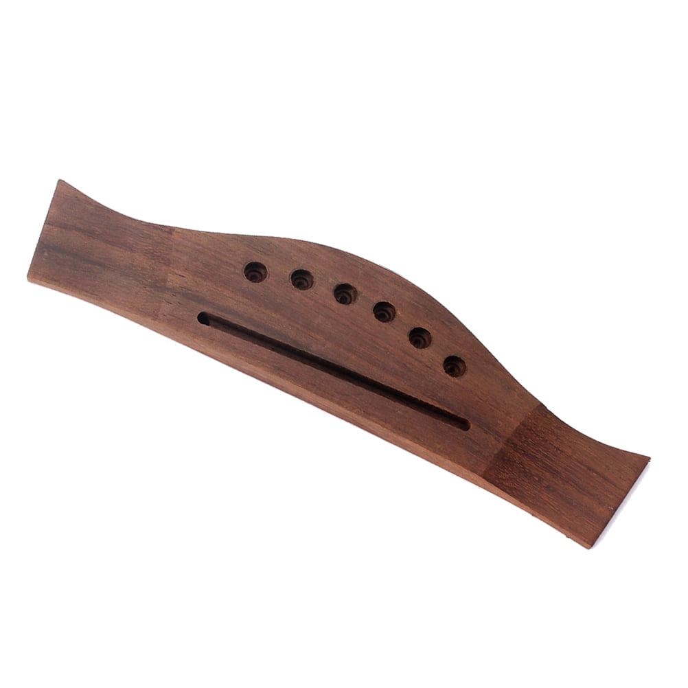 MLINS 6 Strings Rosewood Saddle Thru Guitar Bridge Fishtail Shaped for ...