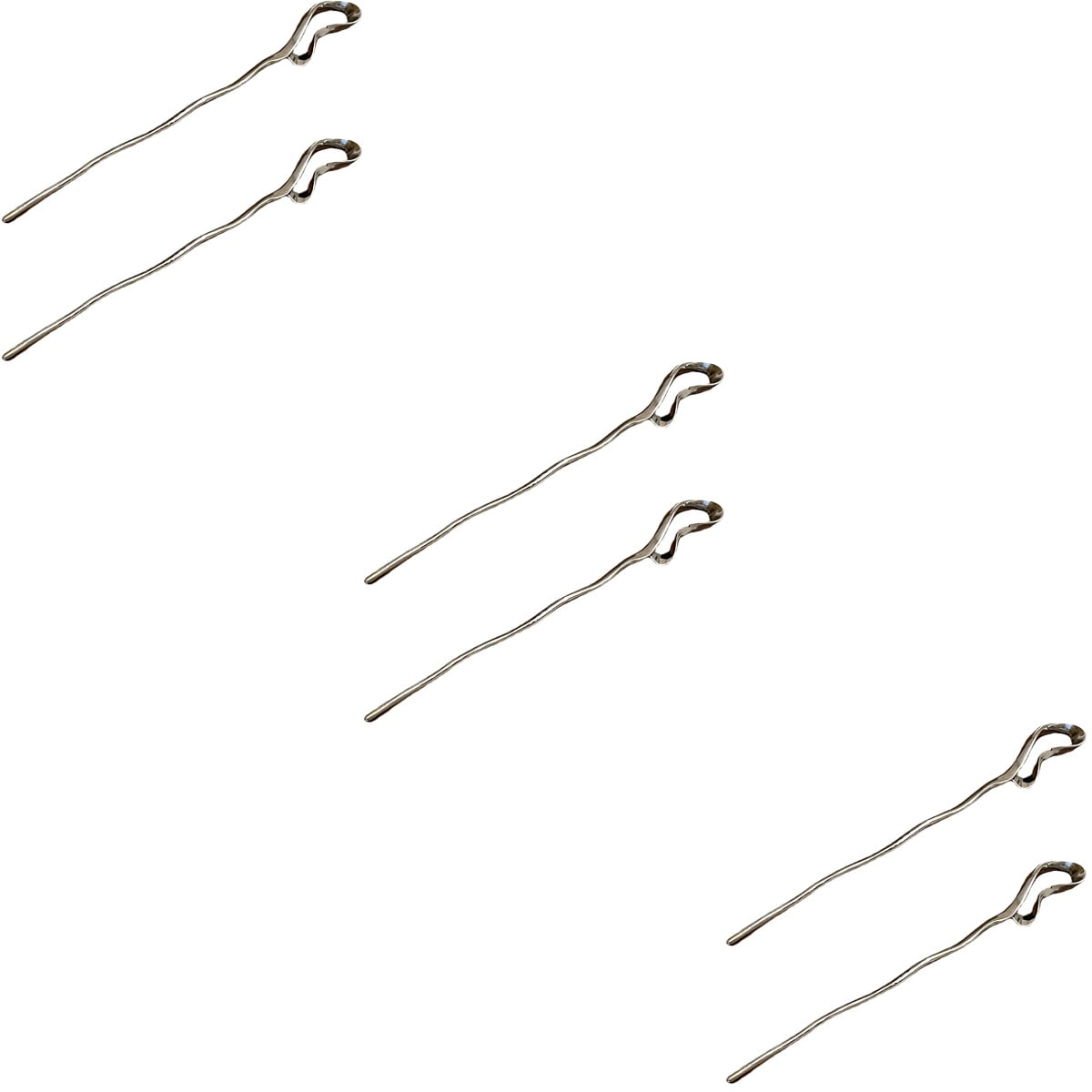 MLINS 6 pcs Irregular Hair Sticks Decor Metal Hair Stick Chinese Hair ...