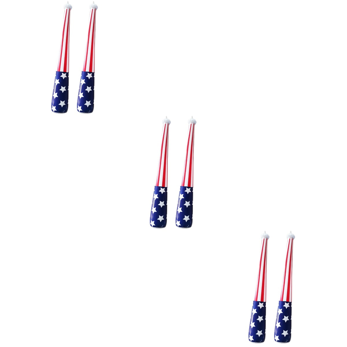 MLINS 6 pcs Inflatable Stick PVC American Flag Inflatable Stick ...