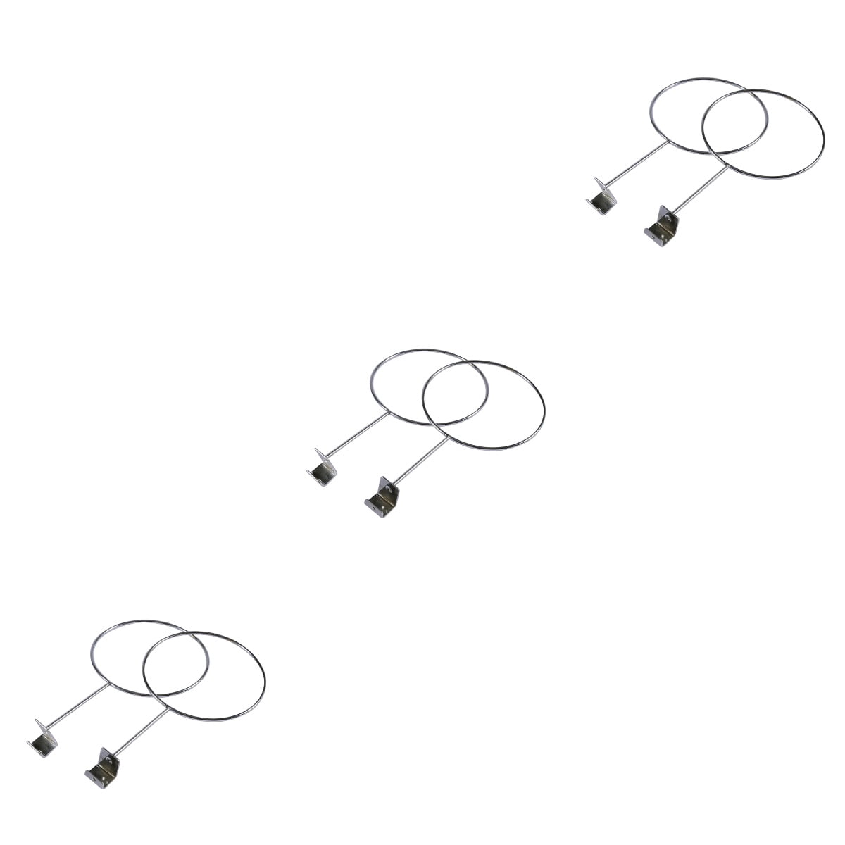 MLINS 6 pcs Metal Wall Mount Sports Ball Racks Display Ball Holders for ...