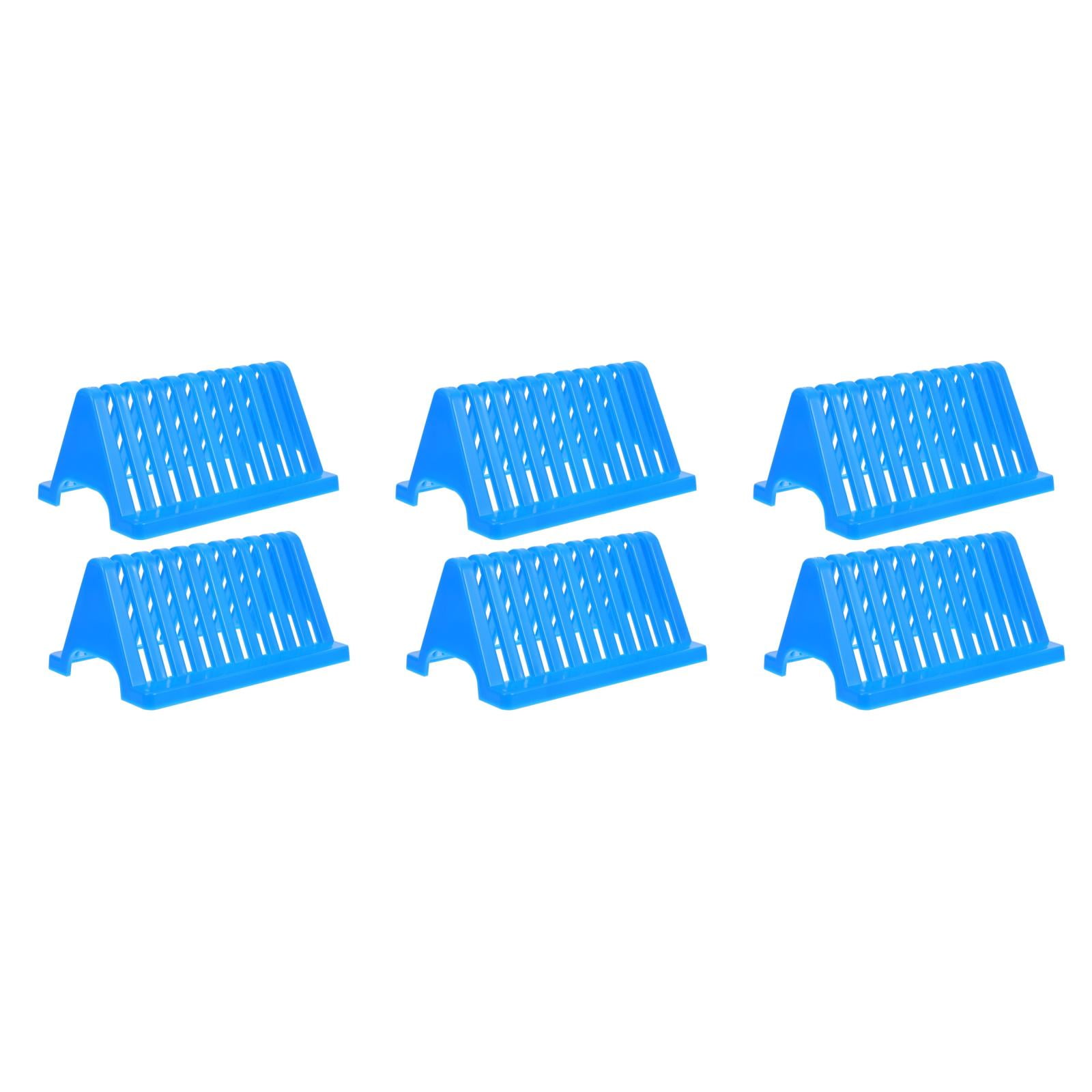 MLINS 6 pcs Microscope Slides Rack Plastic Drying Rack For Lab Slides ...