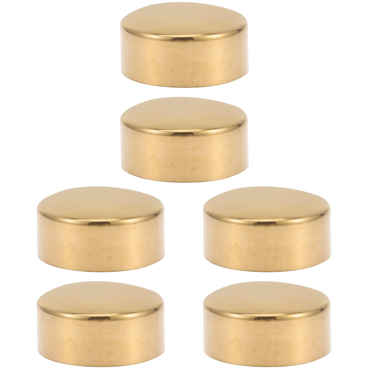 MLINS 6 pcs Outdoor Handrail Metal End Caps Wood Handrail End Caps ...