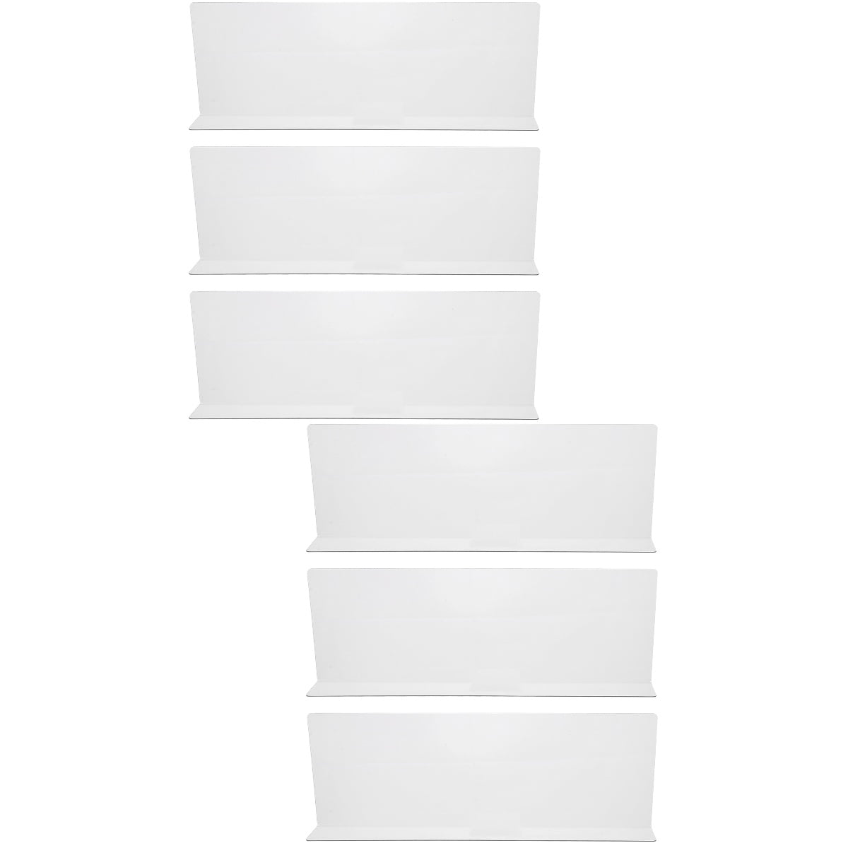 MLINS 6 pcs Plastic Shelf Divider Supermarket Commodity Splitter ...