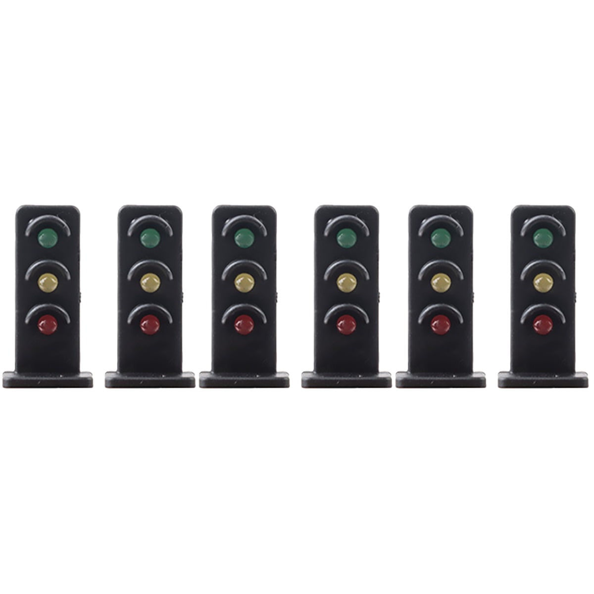 MLINS 6 pcs Railroad Train Light Model Train Layout Scene Green-Yellow ...