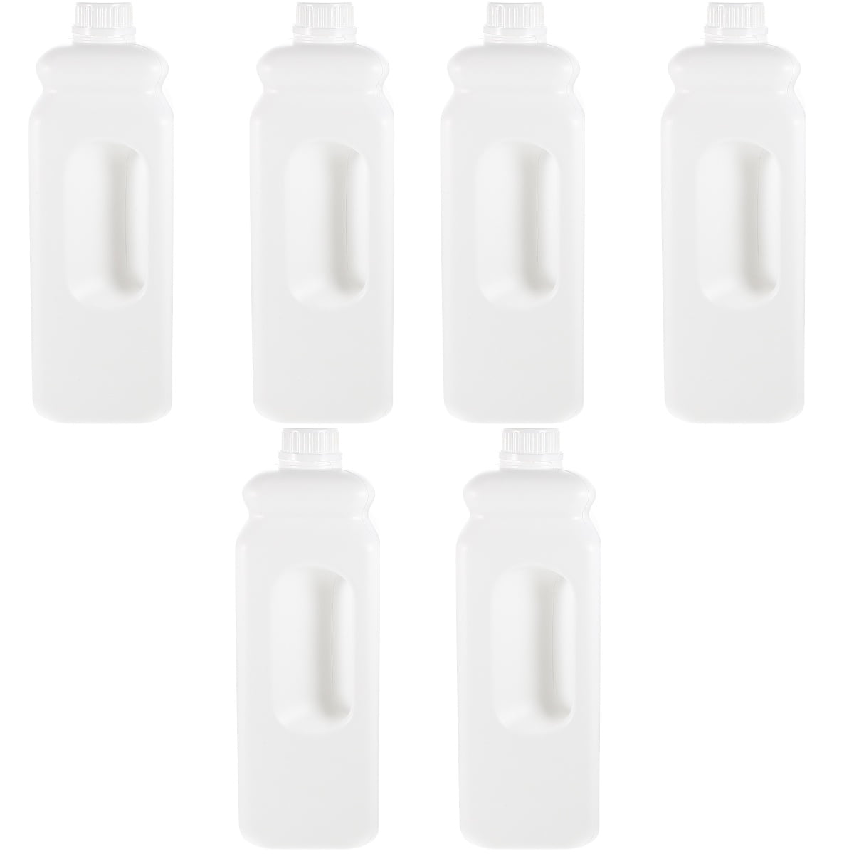 MLINS 6 pcs Reusable Storage Jug Leak-proof Water Jug Plastic Gallon ...
