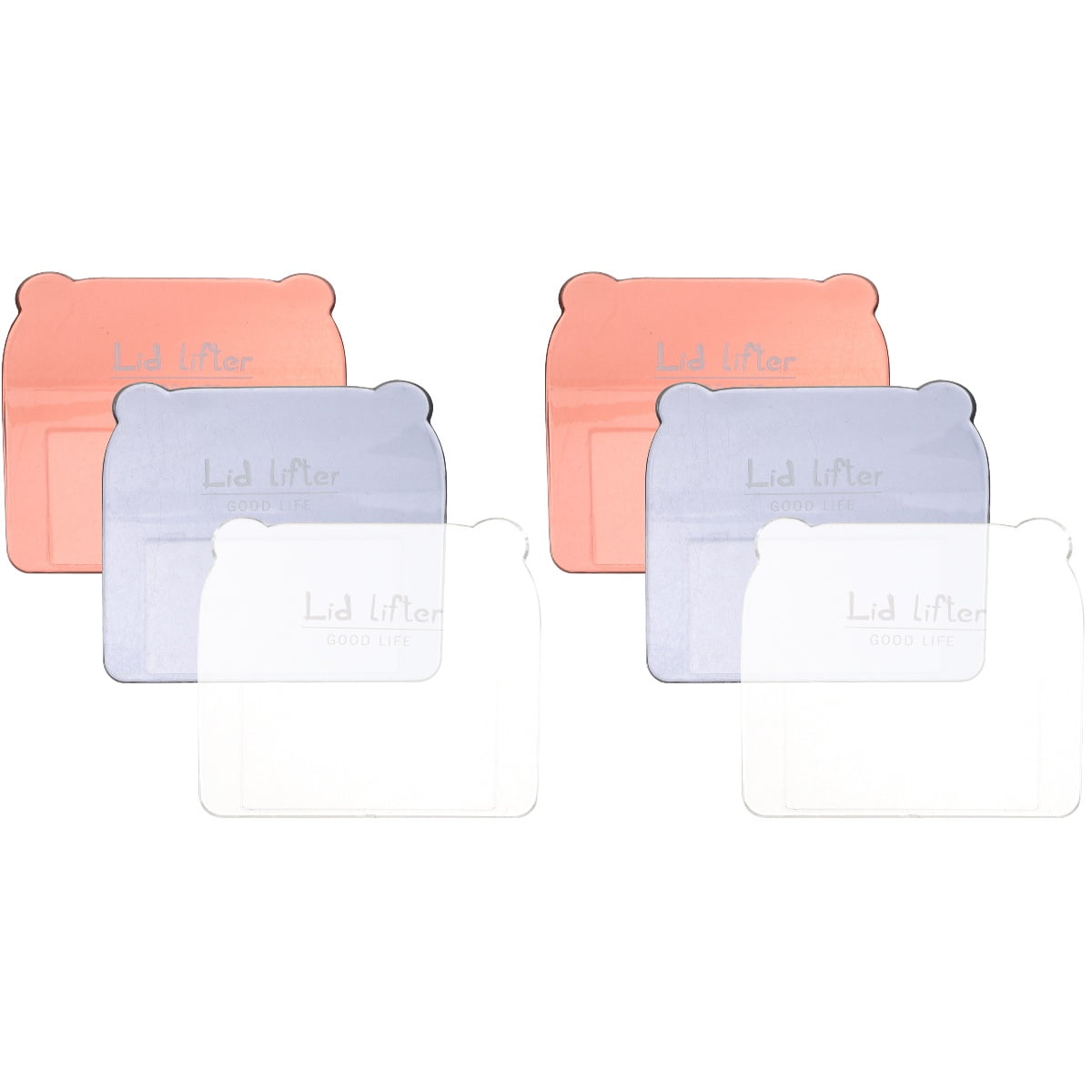 MLINS 6 pcs Toilet Seat Lifter Sticky Toilet Lid Lifter Bathroom Toilet ...