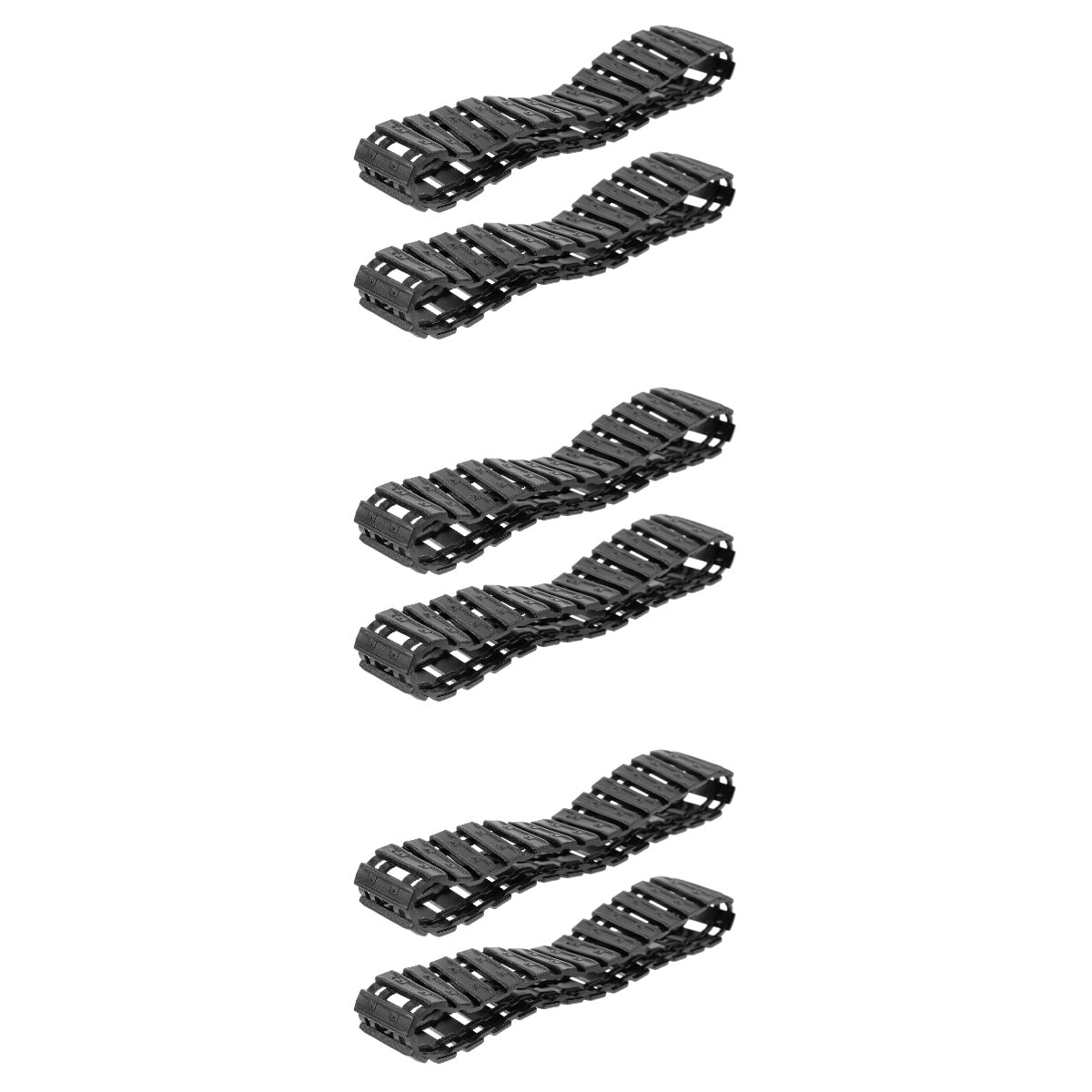 MLINS 6 pcs Toy Tank Tracks Tank Chassis Tracks for Crawler RC Robot ...