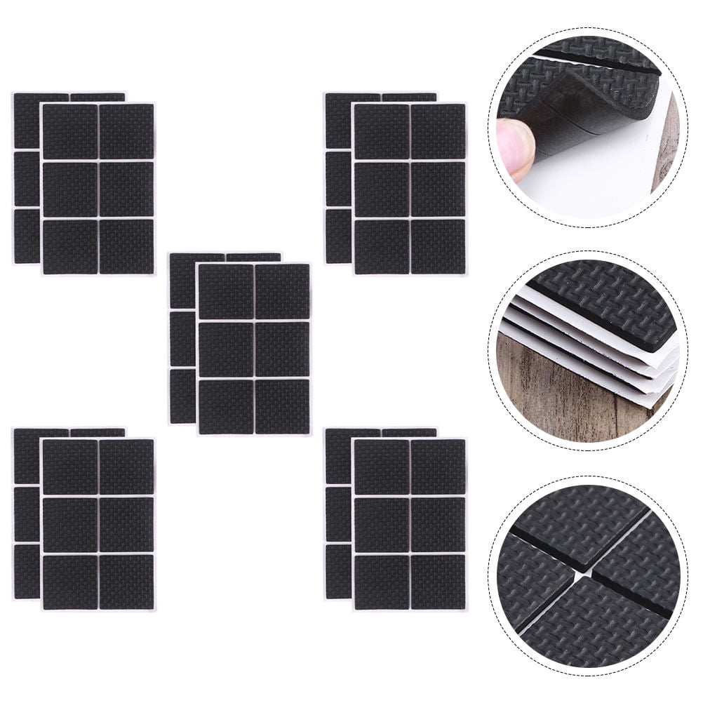 MLINS 60 Pcs Furniture Protector Self Adhesive Grippers Leg Pads ...