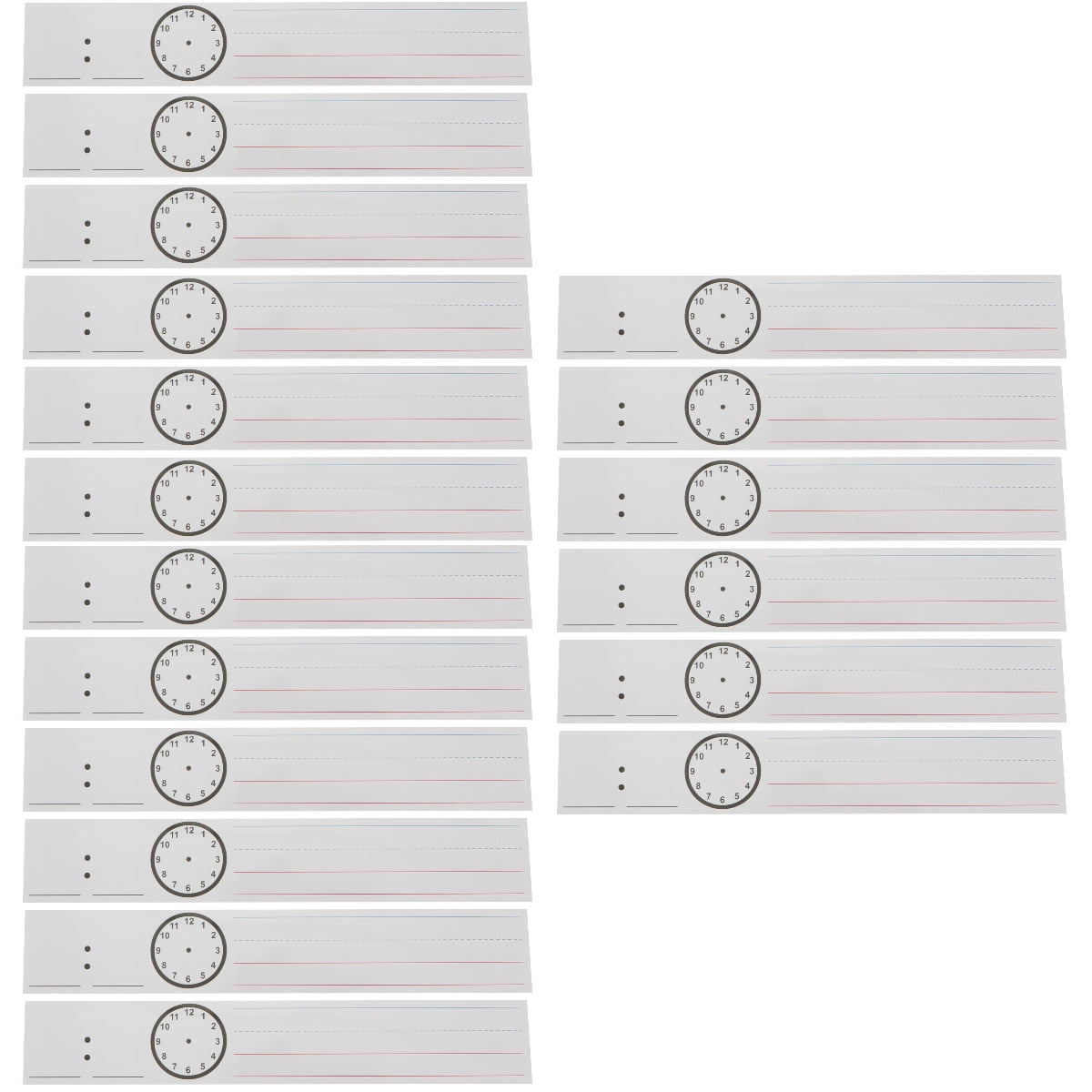 MLINS 60 Pcs Sentence Learning Strips Word Cards Letter Cards Strips ...