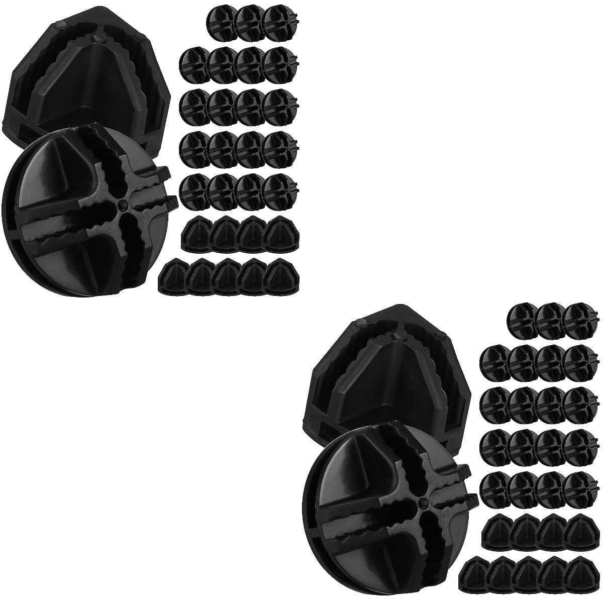 MLINS 60 Pcs Wire Cube Plastic Connectors Interlocking Connectors Wire ...