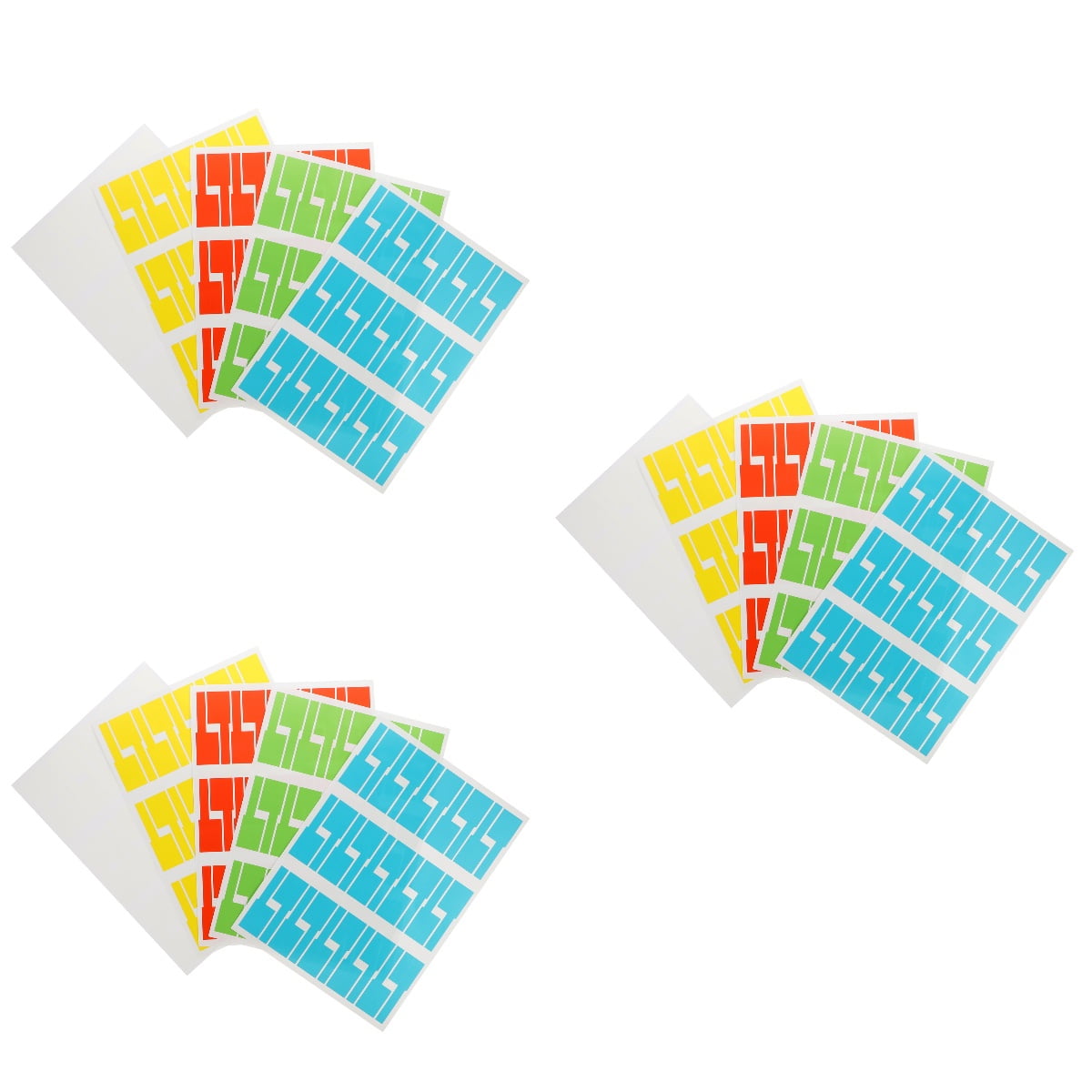 MLINS 60 Sheets /600pcs Self-Adhesive Cable Labels Tear Resistant Cable ...