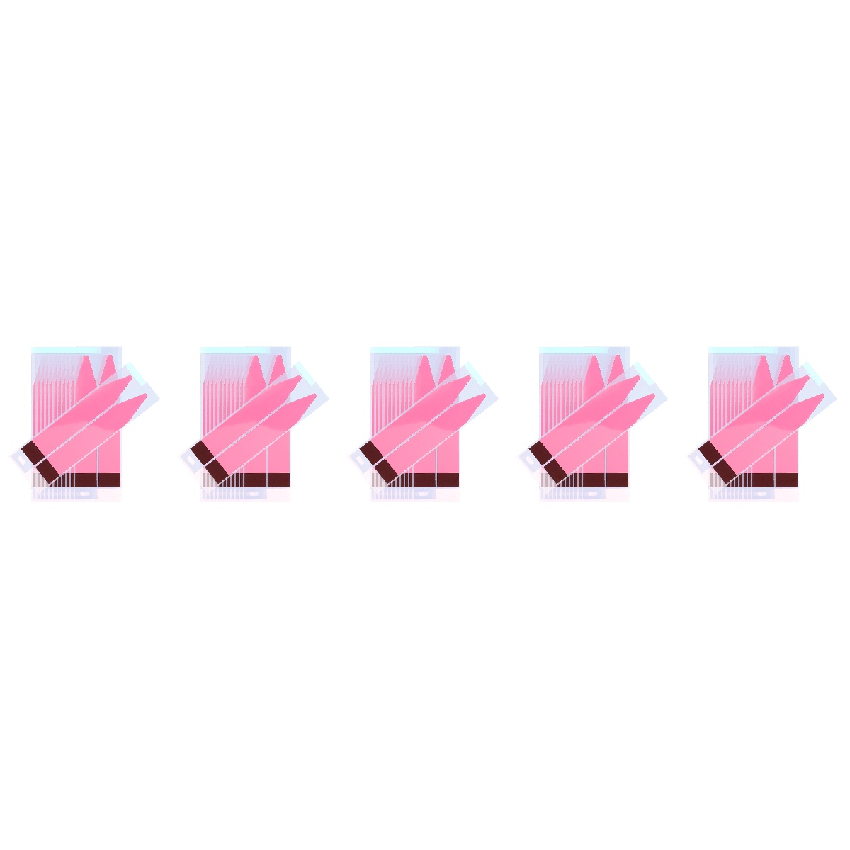MLINS 60 Sheets Battery Back Stickers Phone Battery Adhesive Strips ...