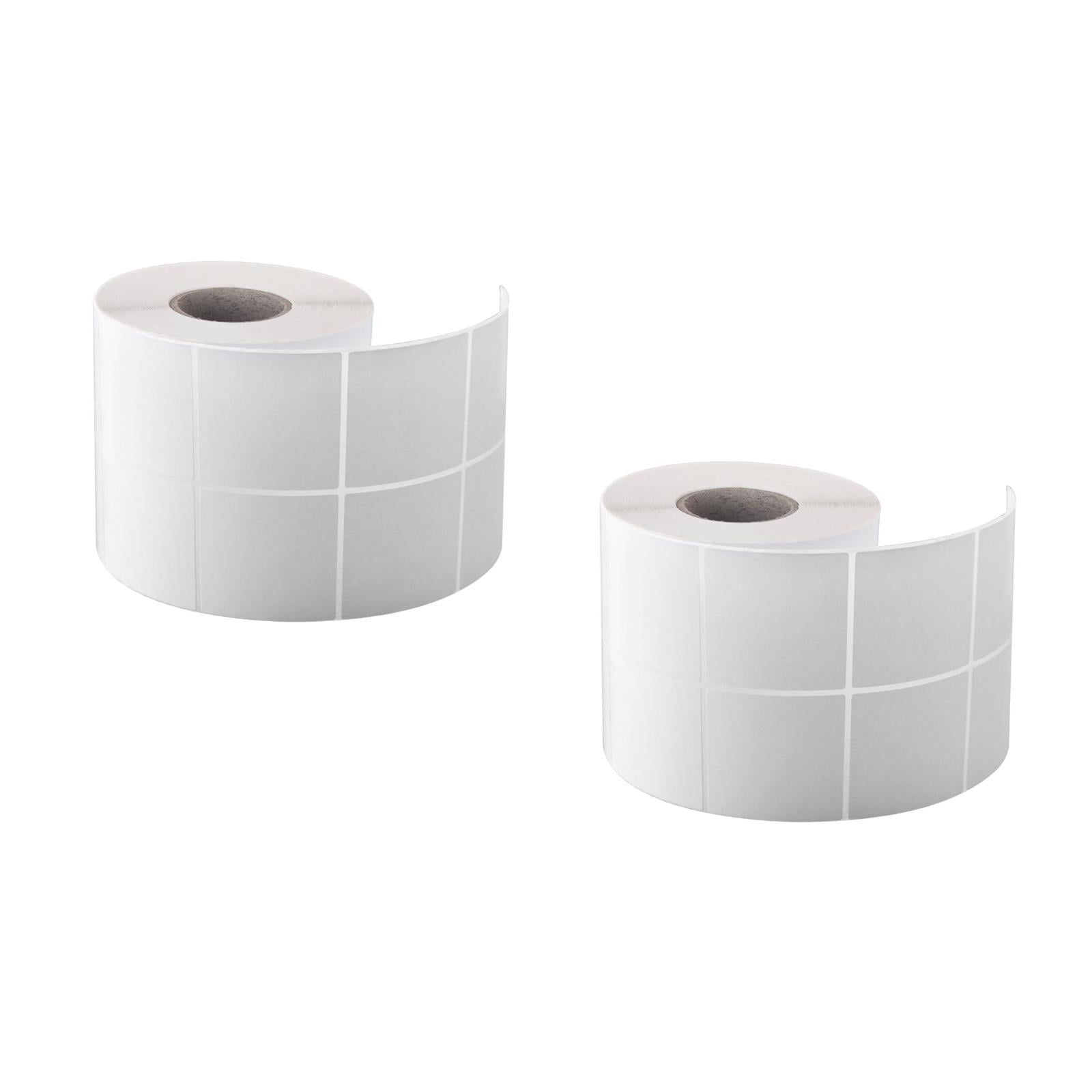 MLINS 6000 Pcs Writable Name Stickers Row White Self Adhesive Sticky ...