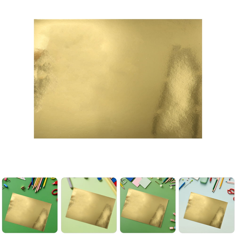 MLINS 60pcs Art Foil Sheets For Diy Handcrafts Shiny Cardstock Paper ...