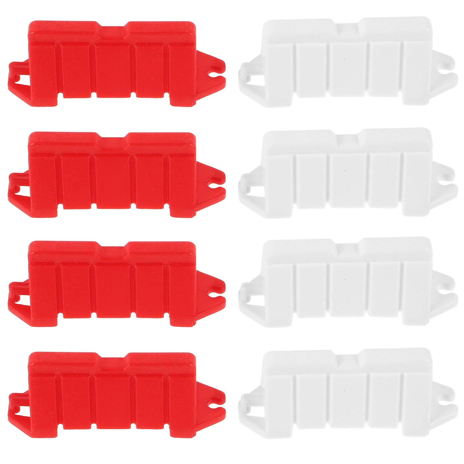 MLINS 60pcs Racing Track Road Barrier Mini Traffic Road Block Toy ...