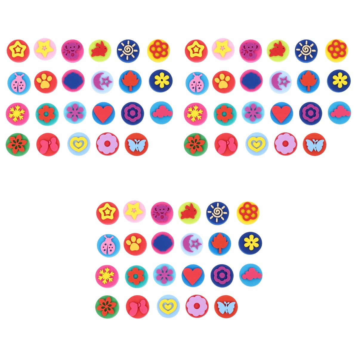 MLINS 69 pcs Graffiti EVA Stamps Double-sided Painting Stamper DIY ...