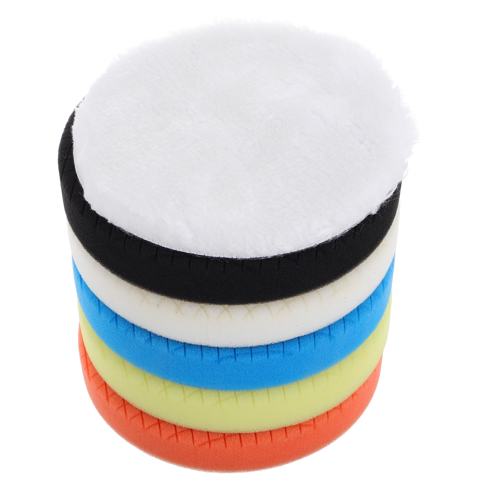 MLINS 6Pcs Buffing Sponge Pads Backing Plate Compound Cutting Polishing ...