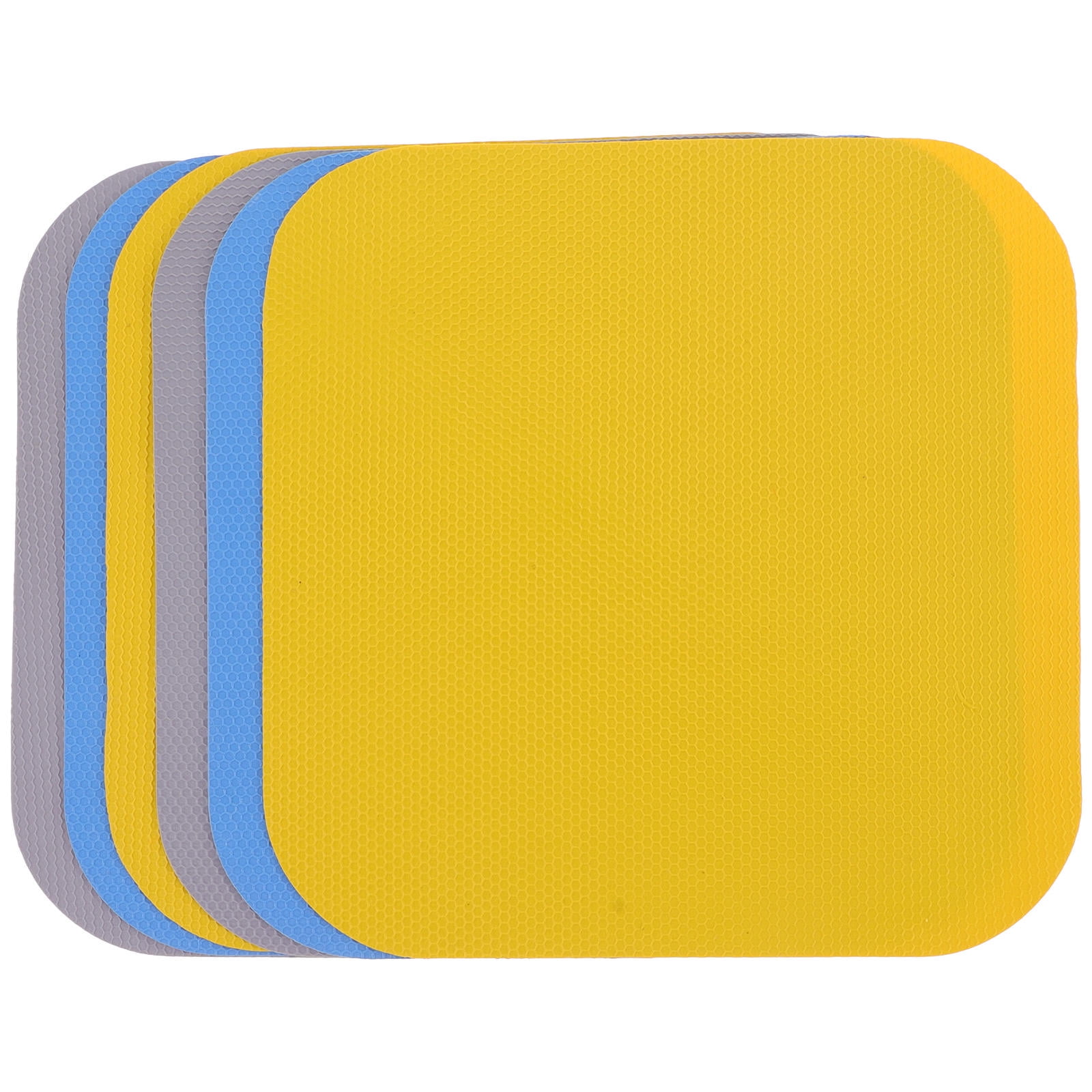 MLINS 6Pcs Jar Grippers for Opening Jars Rubber Non Skid Square Kitchen ...