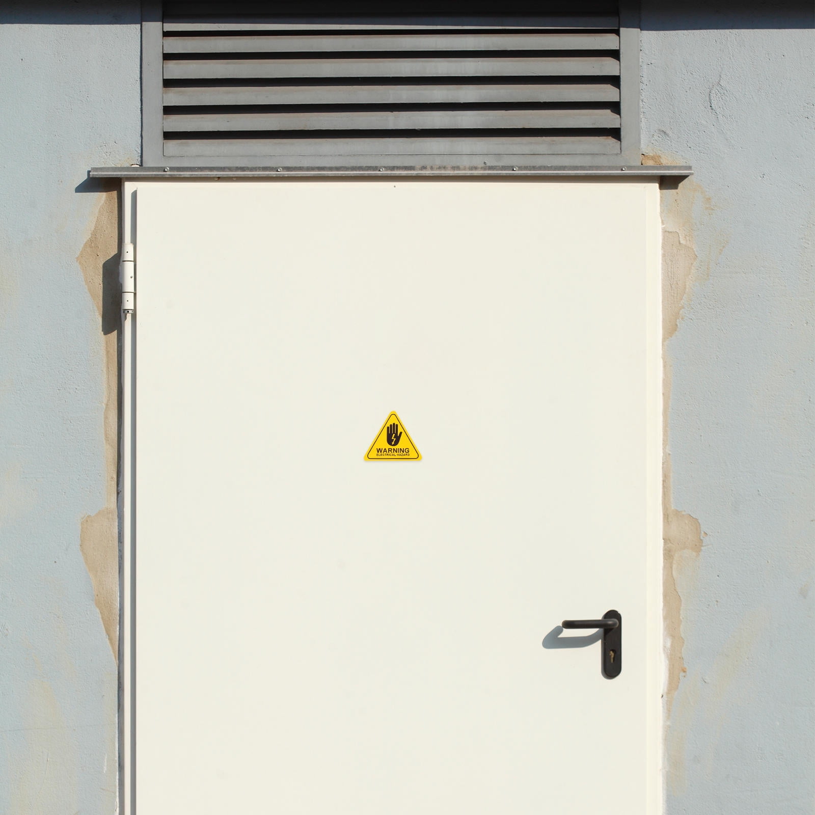 MLINS 6Pcs Safety Warning Sign for Electric Shock Hazard Voltage Risk ...